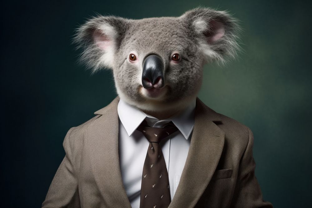 Koala Grey Suit koala mammal | Free Photo - rawpixel