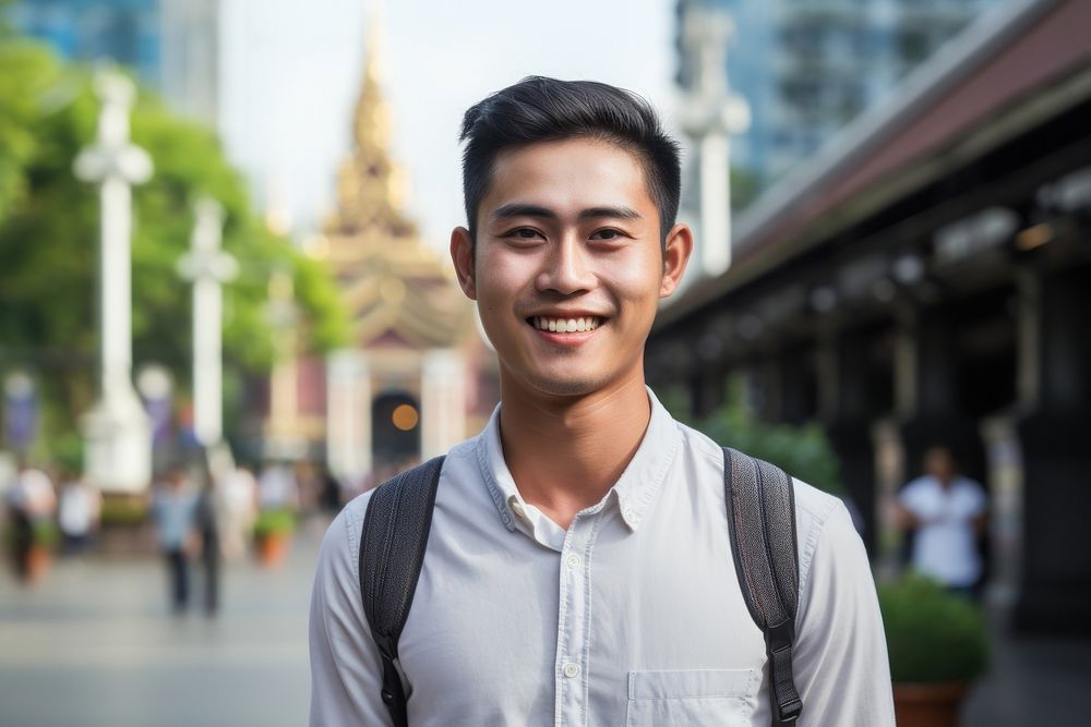 Thai person smile portrait building. | Free Photo - rawpixel