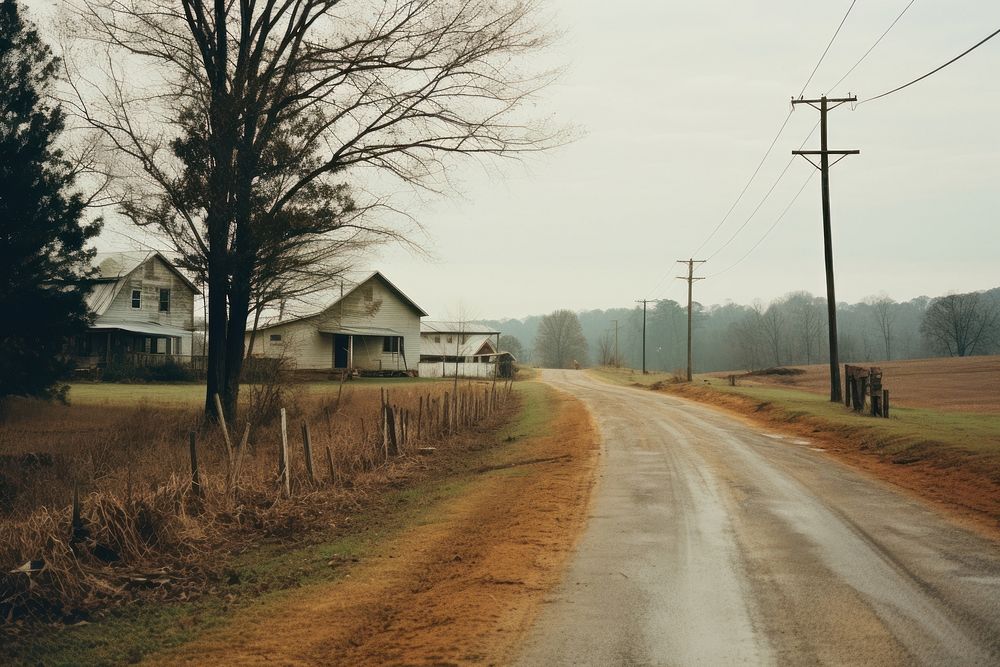 Countryside vibe outdoors street nature. | Free Photo - rawpixel