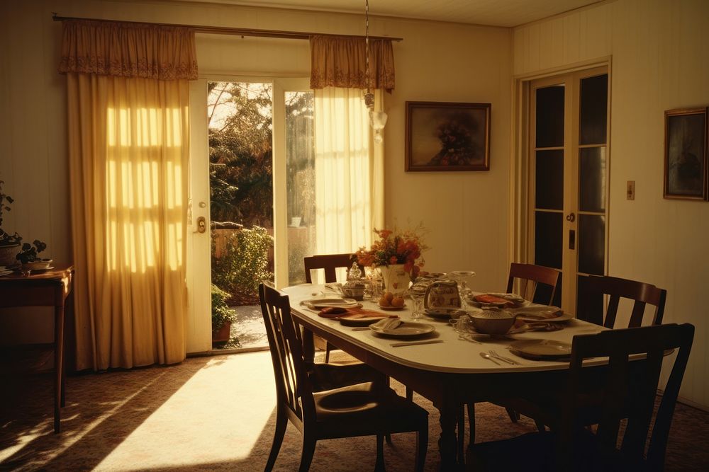 Dining room architecture furniture building. | Free Photo - rawpixel