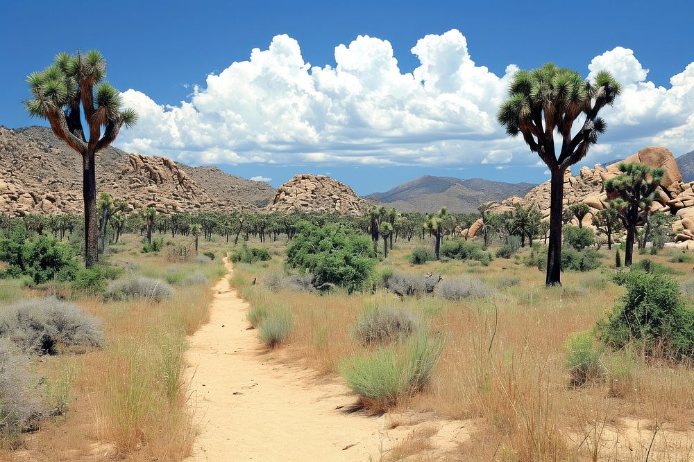 Joshua Tree landscape tree wilderness. | Free Photo - rawpixel