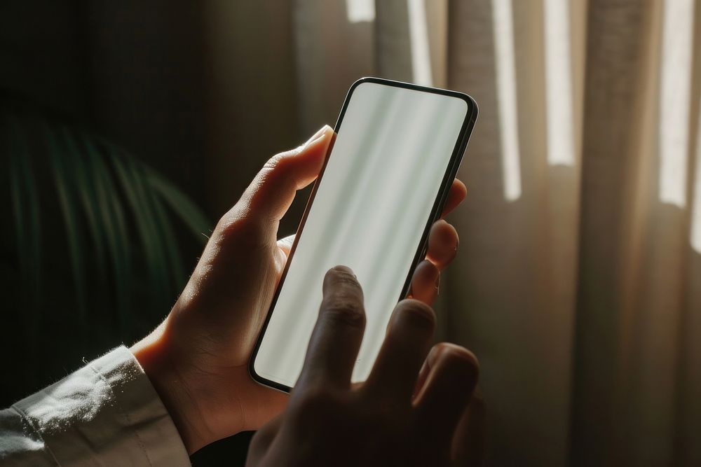 Touching mobile phone screen holding | Premium Photo - rawpixel