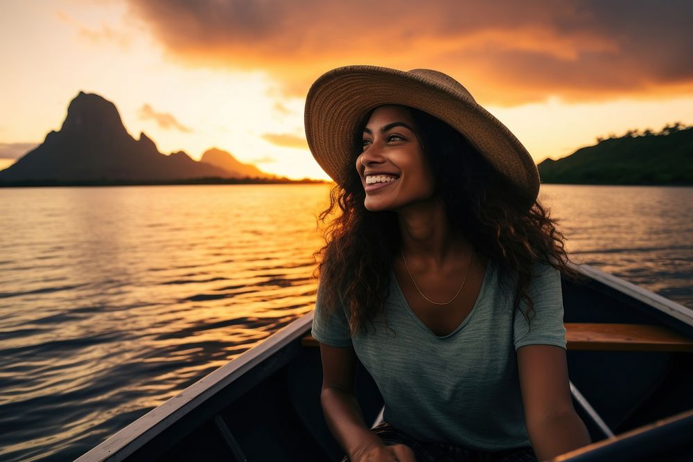 Samoan female traveling portrait outdoors | Premium Photo - rawpixel