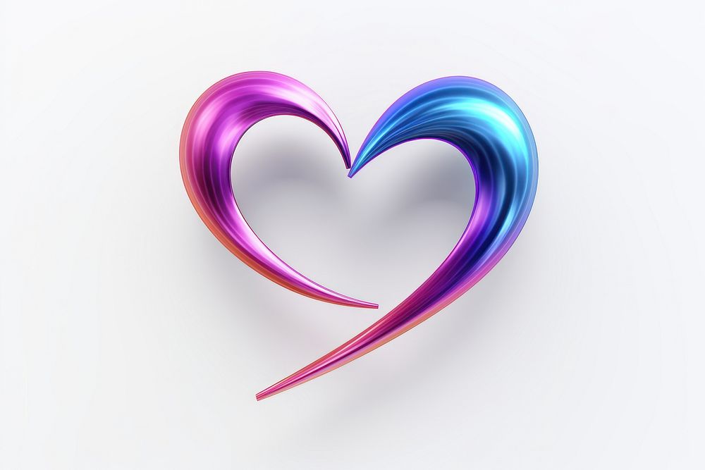 Color heart shape love line. | Premium Photo Illustration - rawpixel