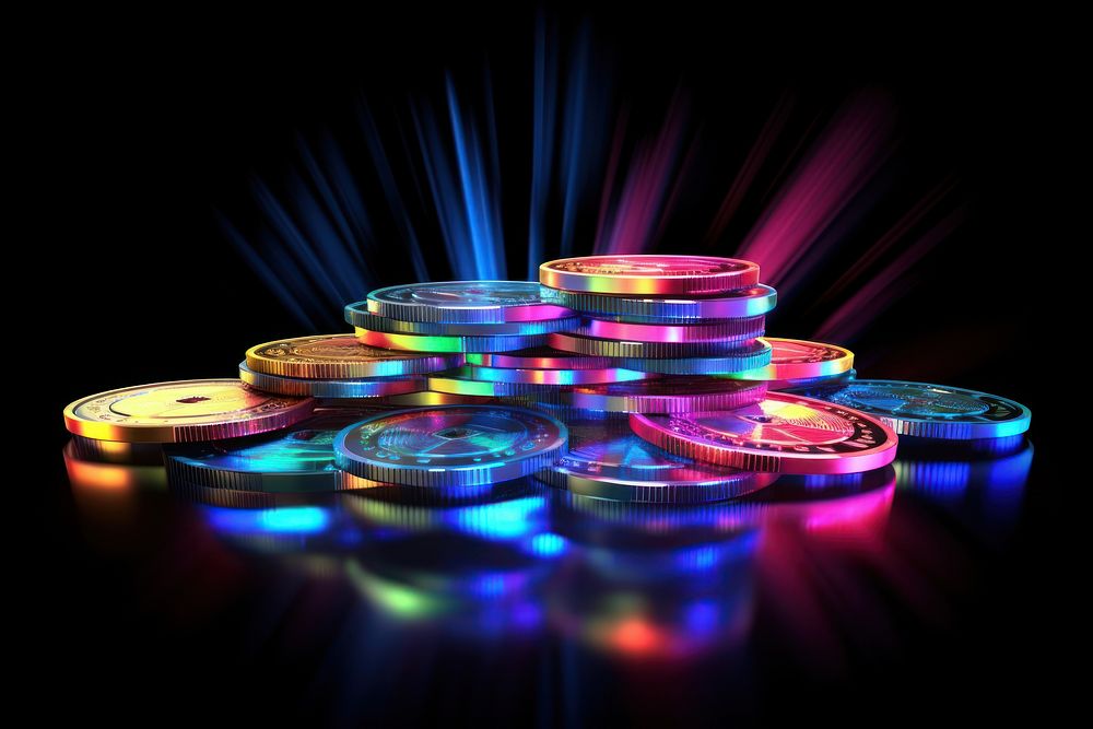 Coin lighting money coin. | Premium Photo - rawpixel