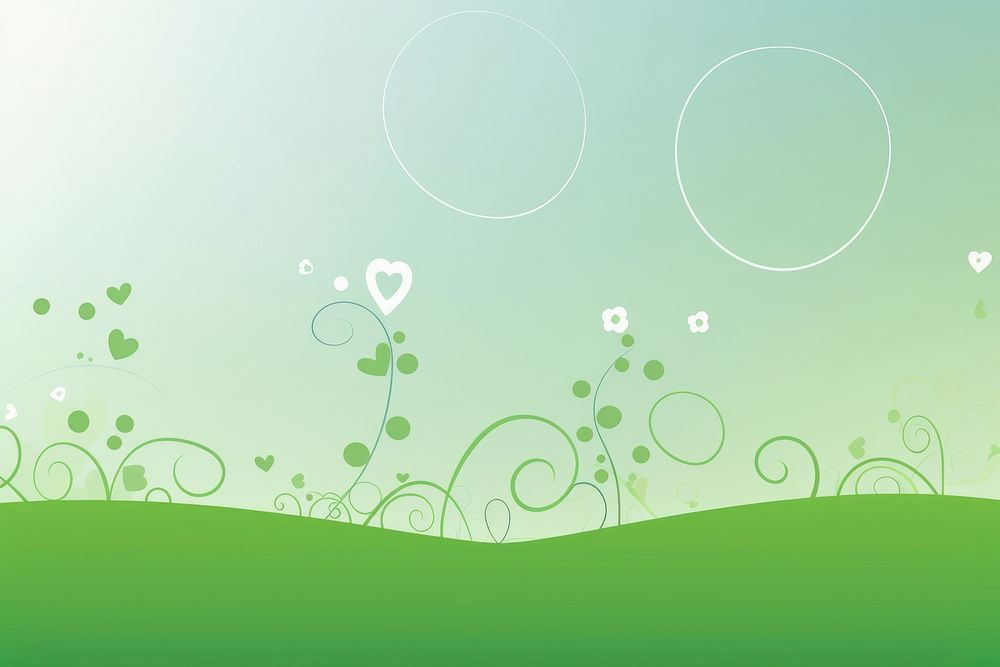 Cute wallpaper green theme abstract | Premium Photo Illustration - rawpixel
