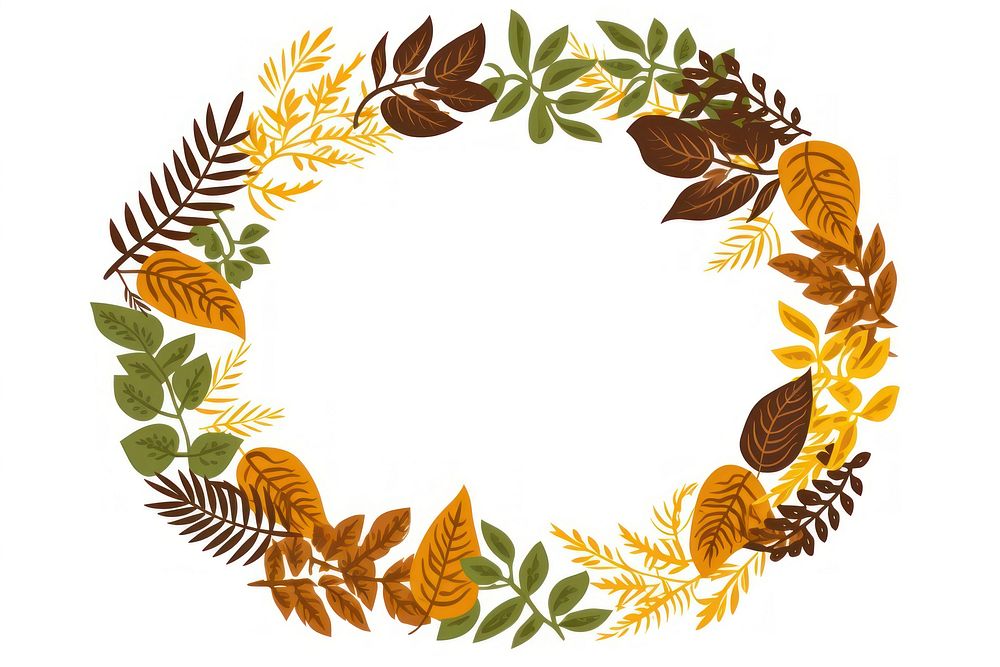 Jungle pattern circle plant. | Free Photo Illustration - rawpixel