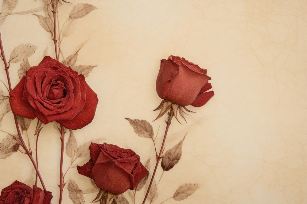 Real pressed red roses flower | Premium Photo - rawpixel