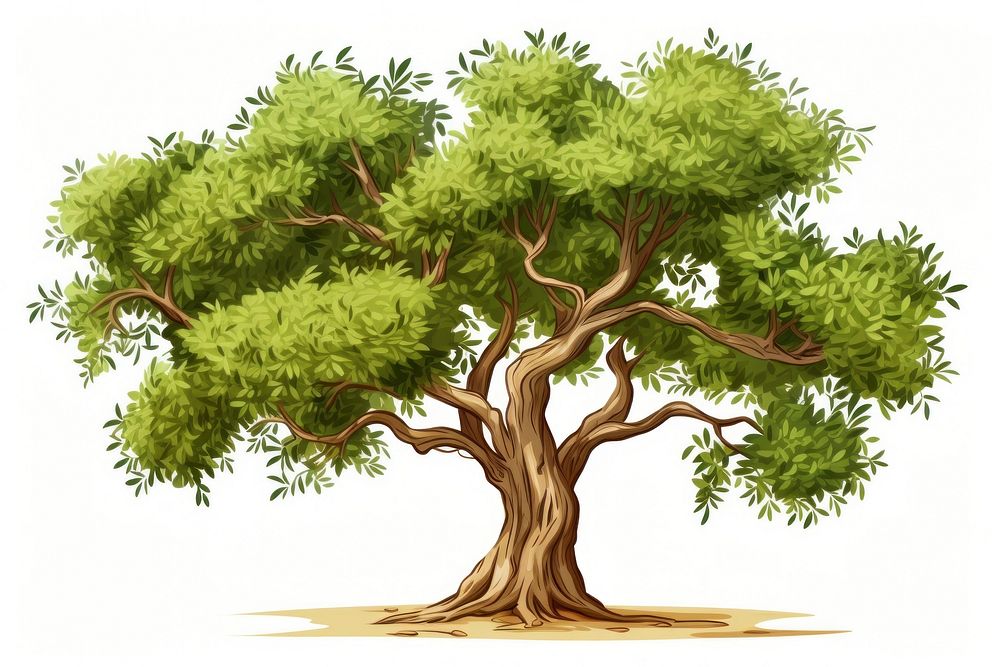 Olive tree cartoon plant white | Premium Photo Illustration - rawpixel