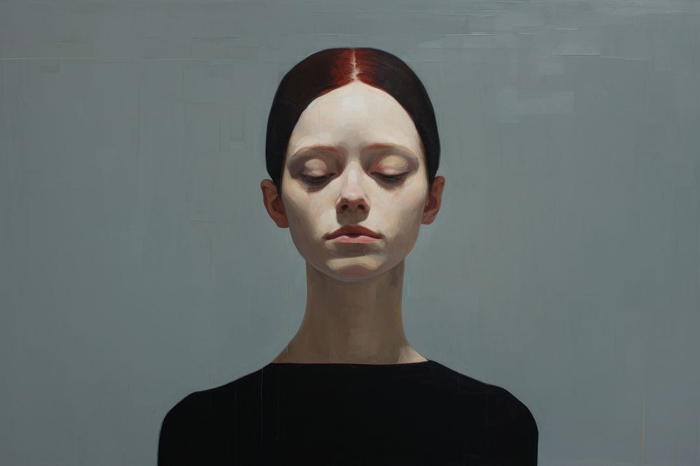 Woman loss fat portrait painting | Premium Photo Illustration - rawpixel