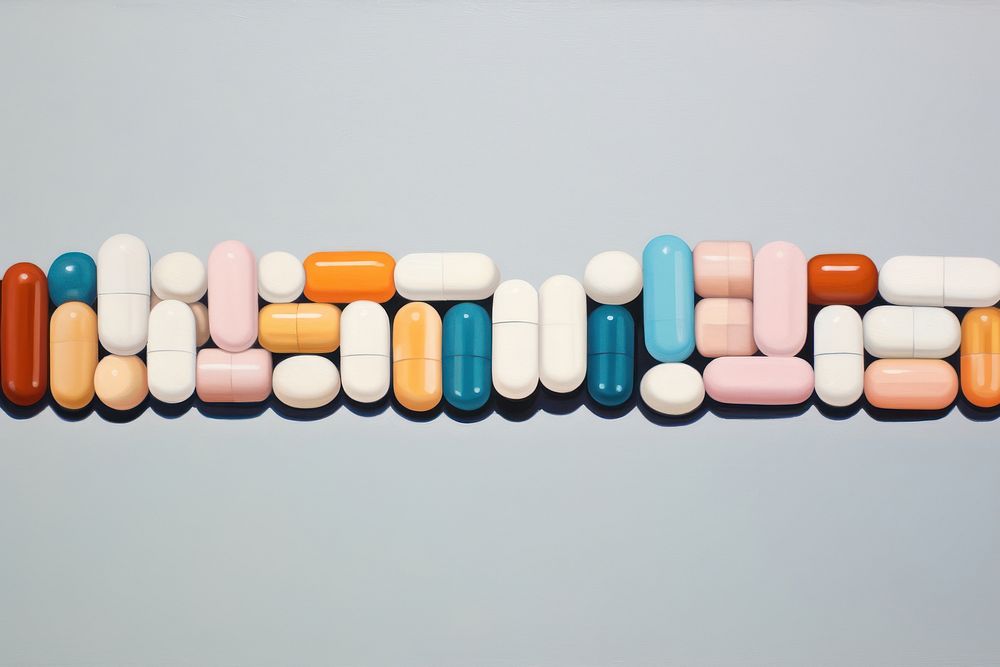 Border pills capsule medication variation. | Free Photo Illustration ...