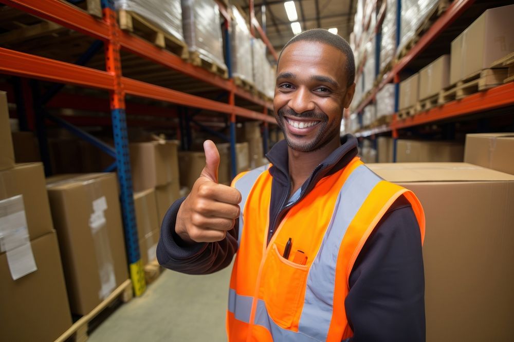 Warehouse adult box man. | Free Photo - rawpixel