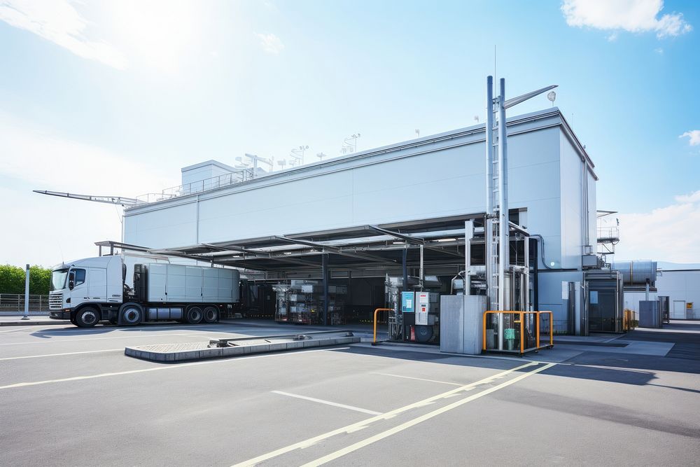 Vehicle factory truck transportation. | Free Photo - rawpixel