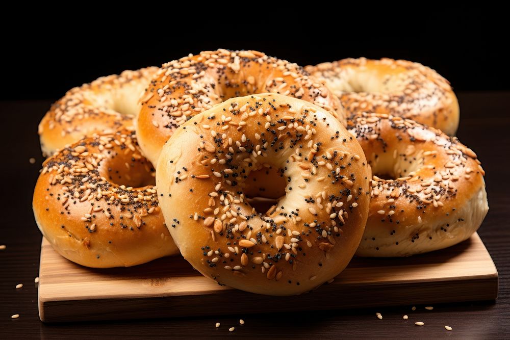 Bagels bagel bread food | Free Photo - rawpixel