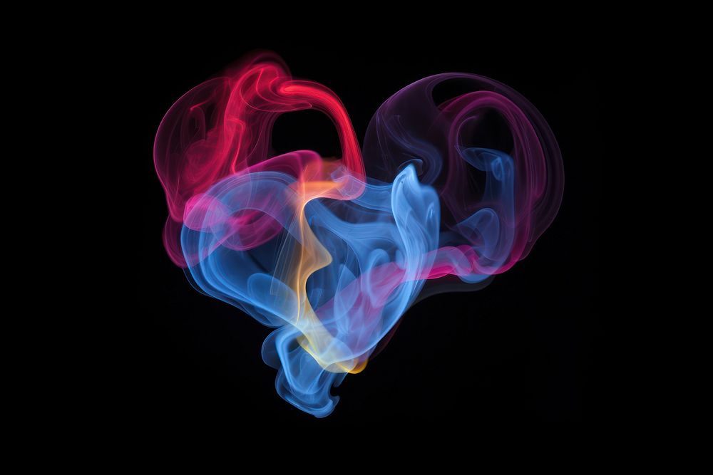 Heart fog effect smoke black | Premium Photo Illustration - rawpixel