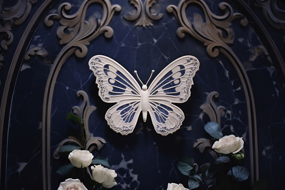 Flower and butterfly plant architecture | Premium Photo - rawpixel