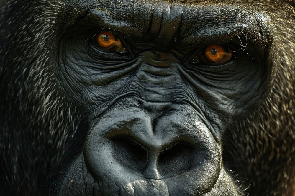 Gorrilla wildlife portrait gorilla. | Premium Photo - rawpixel