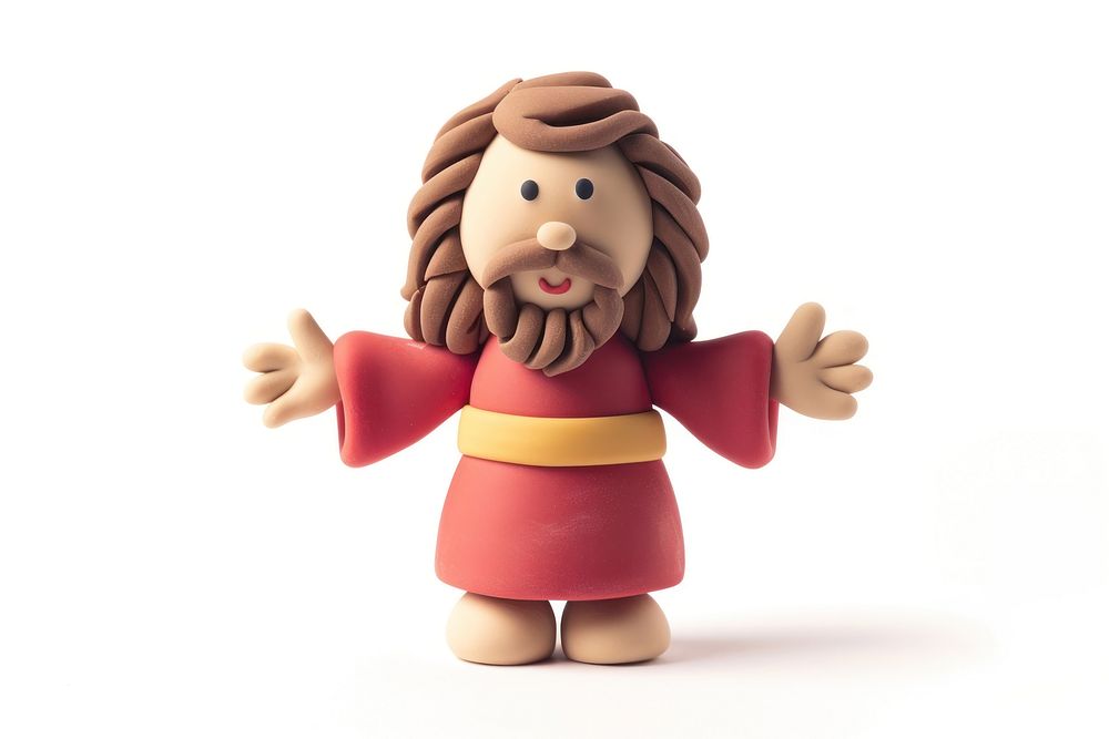 Clay 3d jesus figurine toy | Free Photo Illustration - rawpixel