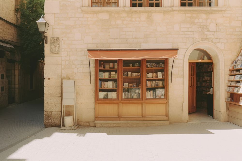 Book city shop architecture. | Premium Photo - rawpixel