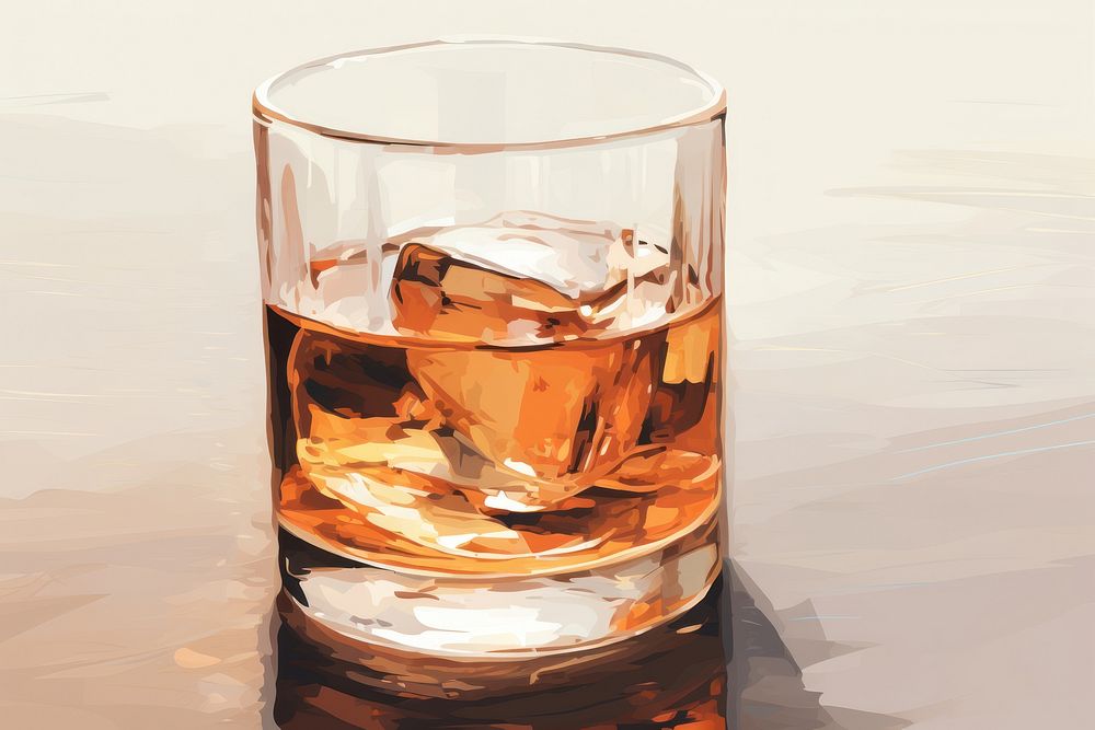 Whiskey whisky drink glass. | Premium Photo Illustration - rawpixel