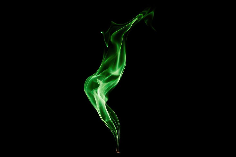 Flame spark green smoke black | Premium Photo Illustration - rawpixel