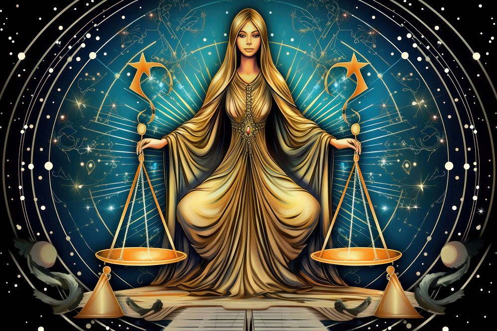Libra horoscope adult human face. | Premium Photo Illustration - rawpixel