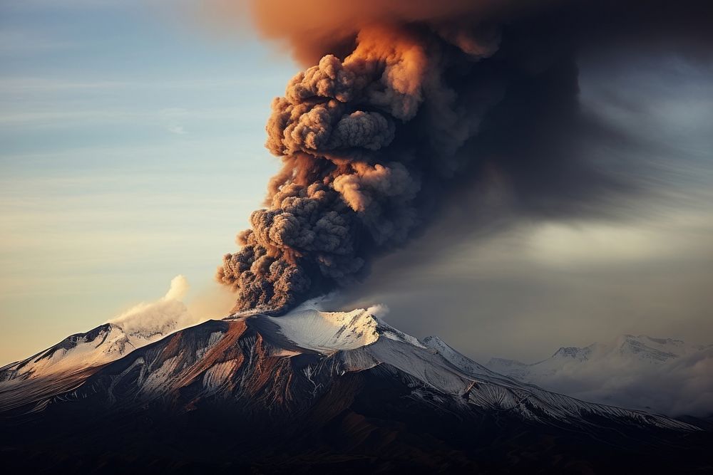 Mountain outdoors volcano nature. | Free Photo - rawpixel