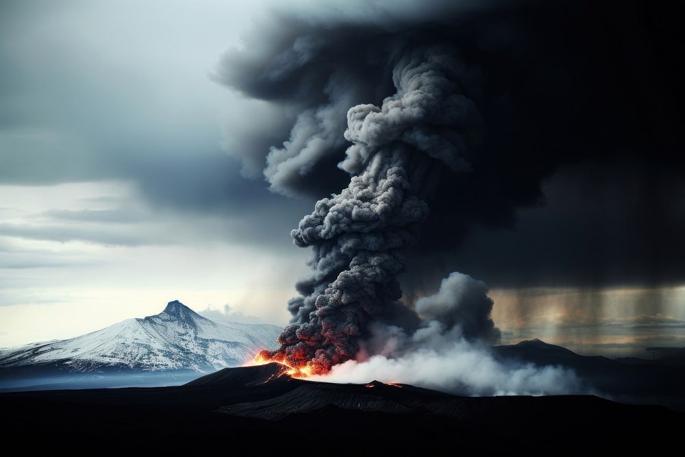 Volcano mountain outdoors nature. | Premium Photo - rawpixel