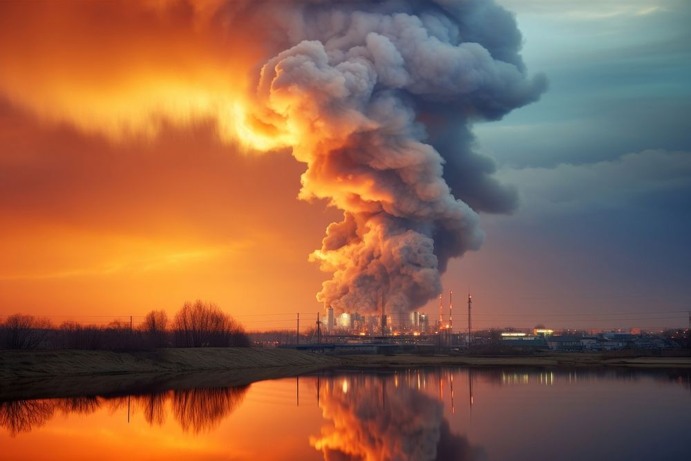 Smoke architecture pollution outdoors. | Premium Photo - rawpixel