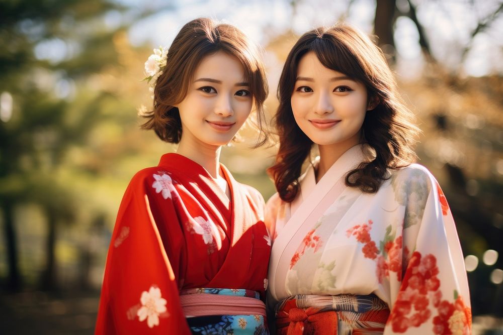 Colorful traditional Japanese wear fashion | Premium Photo - rawpixel