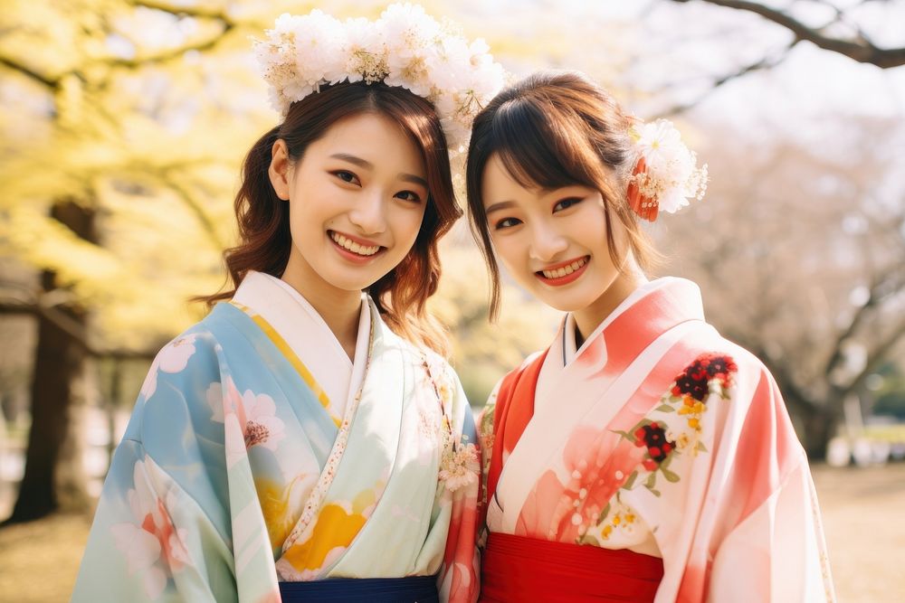 Colorful traditional Japanese wear fashion | Free Photo - rawpixel