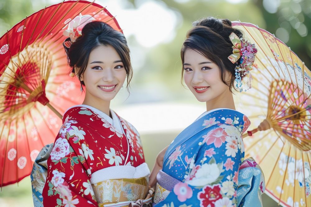 Colorful traditional Japanese wear fashion | Premium Photo - rawpixel