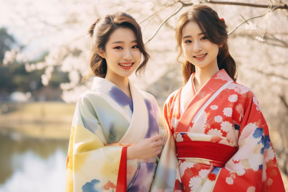 Colorful traditional Japanese wear fashion | Premium Photo - rawpixel