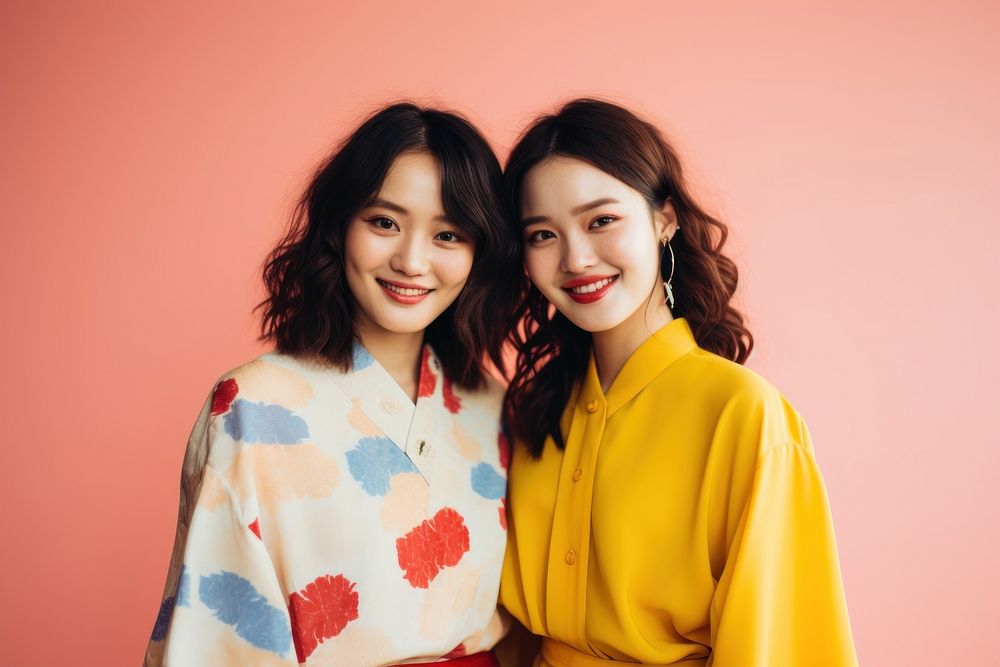 Women traditional Japanese wear yellow | Free Photo - rawpixel