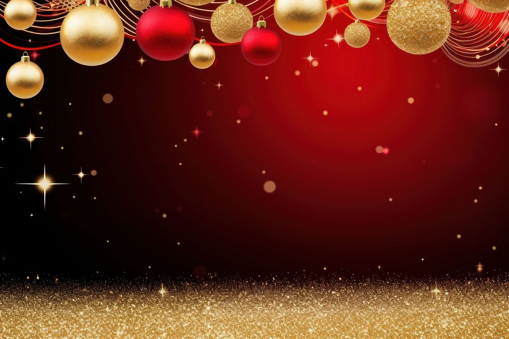 Decoration no text Christmas backgrounds. | Free Photo Illustration ...