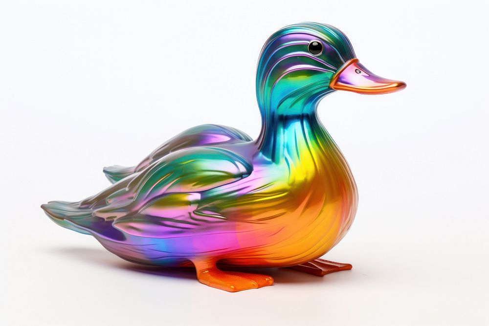 Duck iridescent animal bird anseriformes. | Premium Photo Illustration - rawpixel