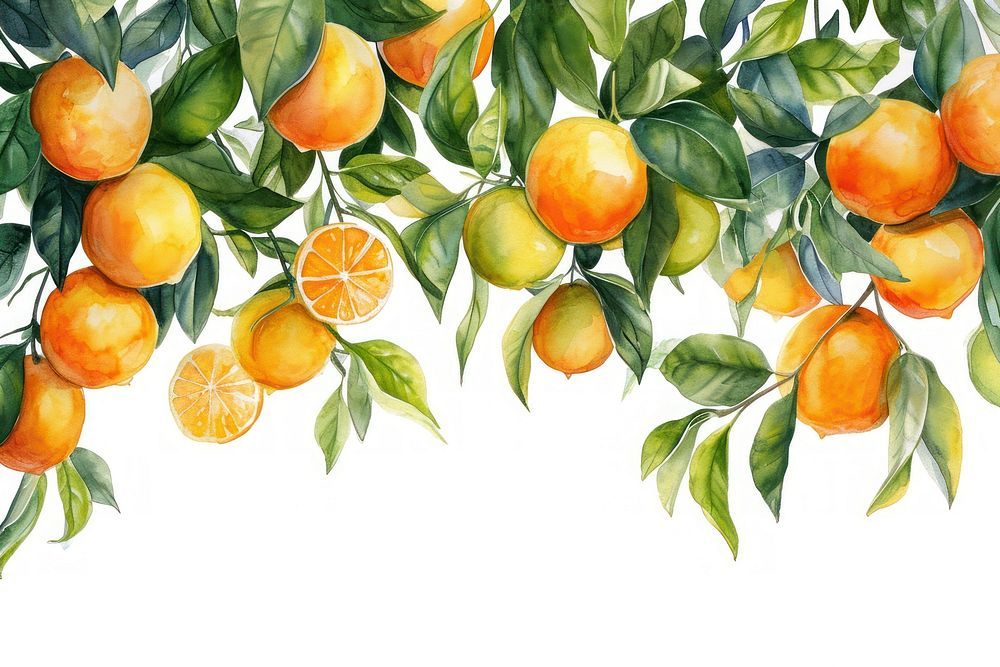 Citrus border grapefruit hanging plant | Free Photo Illustration - rawpixel