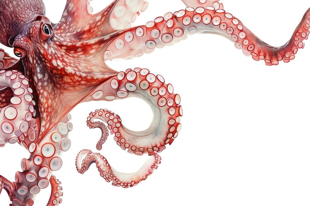 Octopus border octopus animal invertebrate. | Free Photo Illustration ...