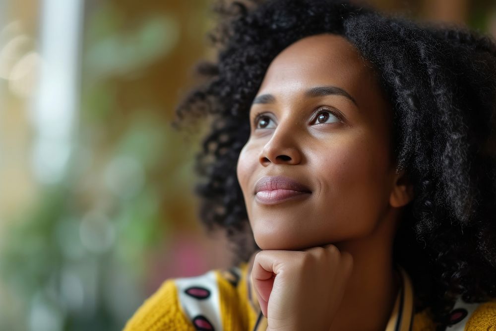 Black Woman Portrait Looking Adult Premium Photo Rawpixel