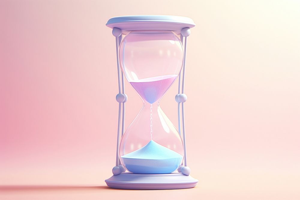 Hourglass deadline research lighting. | Premium Photo Illustration ...