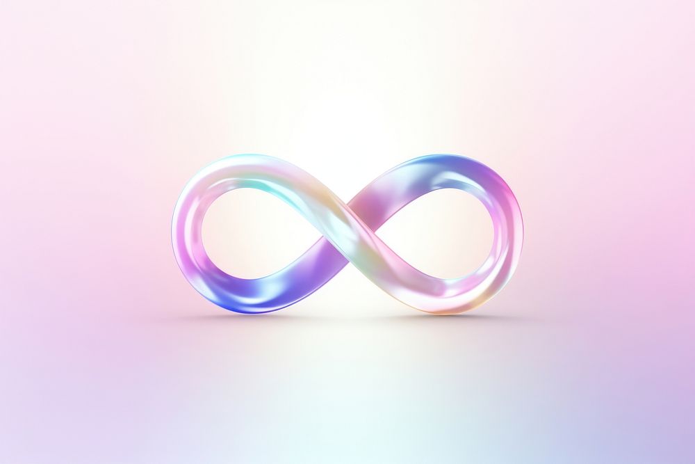 Infinity sign illuminated accessories technology. | Premium Photo ...
