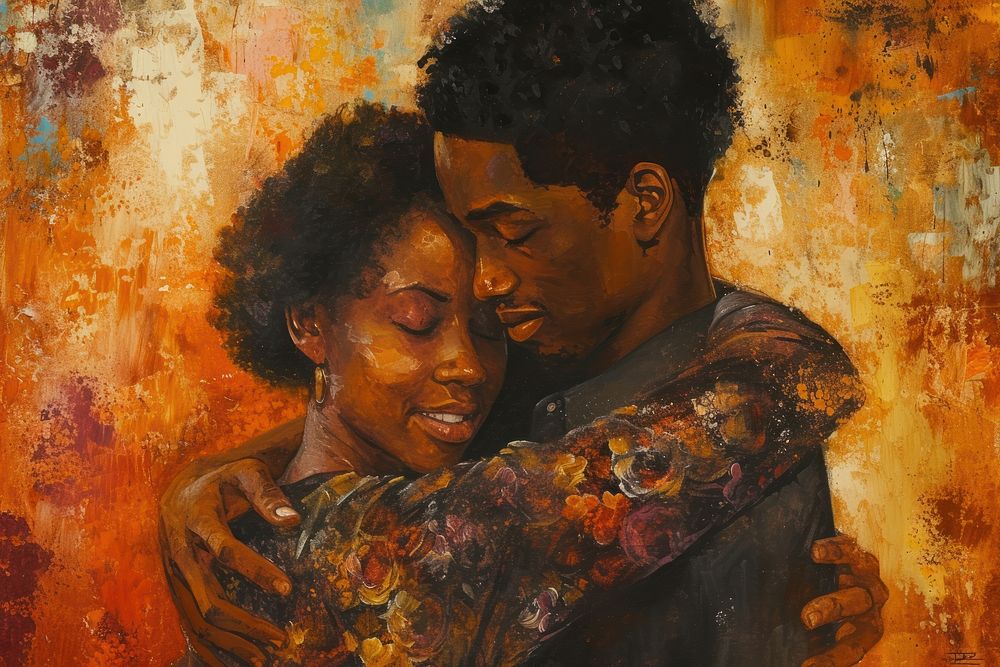 Love and affection black people | Premium Photo Illustration - rawpixel