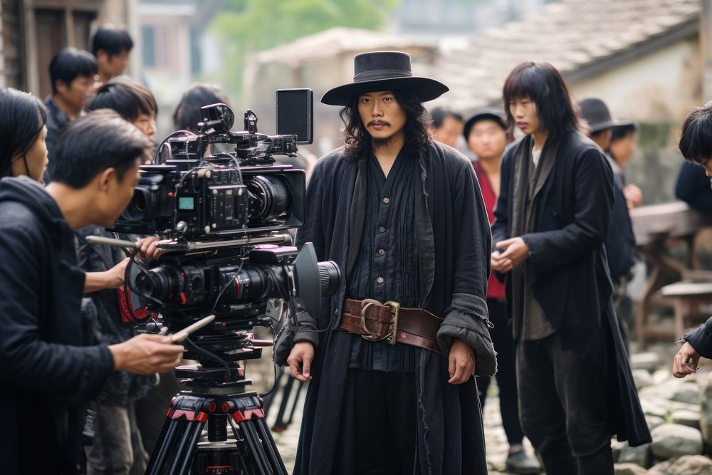 Chinese Film crew outdoors camera | Premium Photo - rawpixel