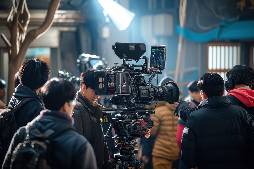 Korean cast camera adult photographing. | Free Photo - rawpixel