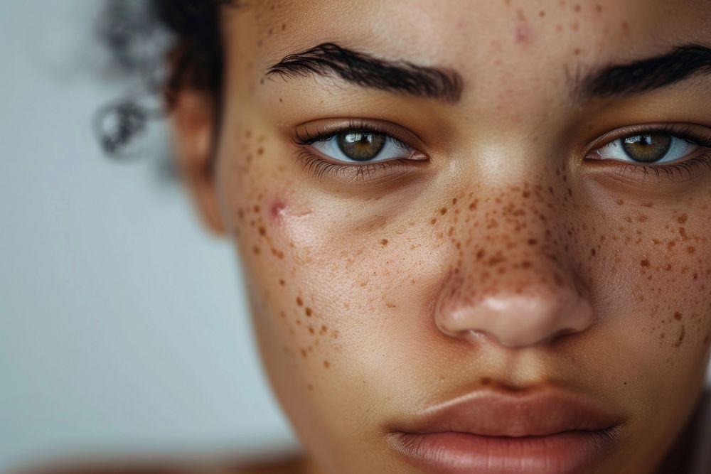 Skin face cosmetics forehead. | Premium Photo - rawpixel