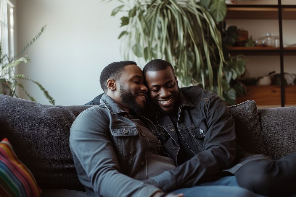 African American gay couple adult | Premium Photo - rawpixel