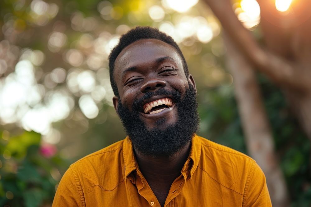 Black people delighted portrait smile | Premium Photo - rawpixel