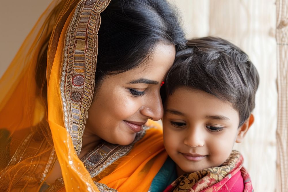 Indian portrait family person. | Premium Photo - rawpixel