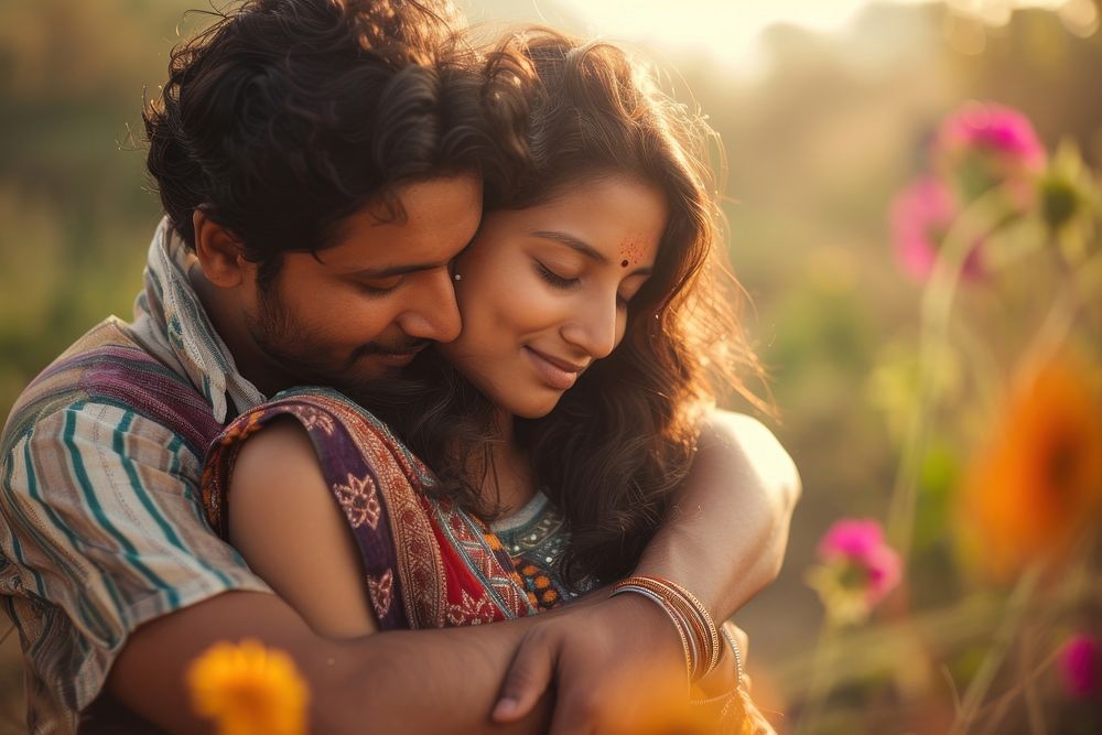Indian hugging person happy. | Free Photo - rawpixel