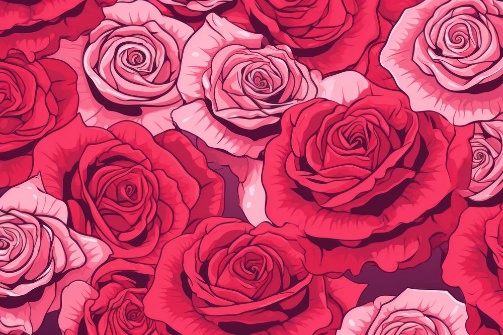 Rose pattern backgrounds flower petal. | Premium Photo Illustration ...
